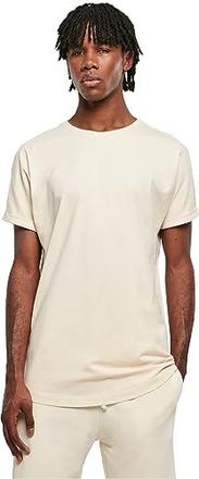 Urban Classics Long Shaped Turnup Tee T-Shirt, Whitesand, XXL Homme