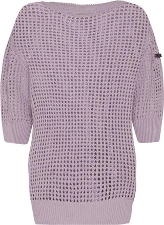 Vilebrequin Femme, Pulls, Violet, Taille: 38 FR Crochet Sweater Solid