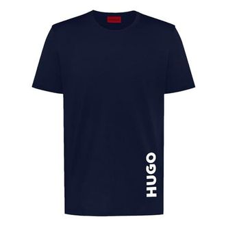HUGO BOSS Hugo T- Shirt RN Relaxed 10250129 01 Plage, Bleu Marine, XXL Hommes