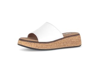 Gabor Damen Pantoletten, Frauen Slipper,Sommerschuhe,sommerclogs,Sandalen,Freizeitschuhe,Schlupfschuhe,schluepfschuhe,Slides,Weiss,39 EU / 6 UK