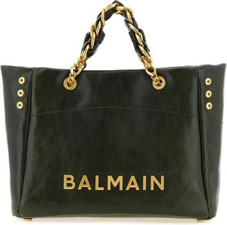 Balmain Femme, Sacs, Vert, Taille: ONE Size Grand sac de shopping souple 1945