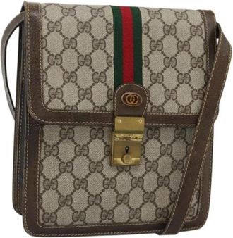 Gucci Pre-owned Vintage GG Canvas Schultertasche - - Pre-owned - Damen - Braun - ONE SIZE