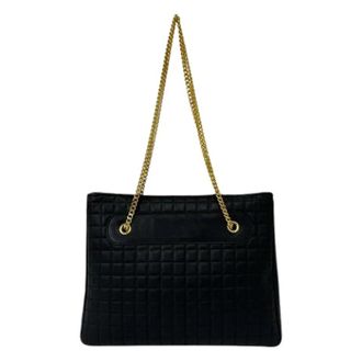 Celine Pre-owned Leder Umh&auml;ngetasche - - Pre-owned - Damen - Schwarzk - ONE SIZE