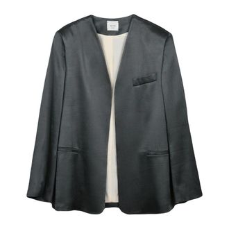 Alysi Satinjacke - - Jackets - Damen - Grau - M