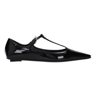 The Attico Ballerina aus Lackleder - - Shoes - Damen - Schwarzk - 38 EU