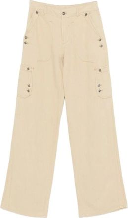Ermanno Scervino Femme, Pantalons, Beige, Taille: 38 FR Jeans