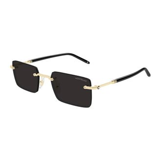 Montblanc Montblanc - Lunettes de soleil Meisterstuck - Homme - Accessoires - Jaune - Taille: 53 MM