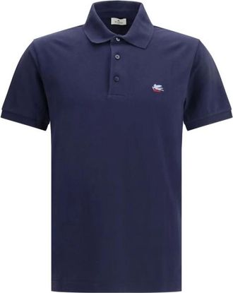 Etro Homme, Tops, Bleu, Taille: M Roma Polo