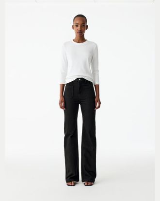 Arket SPRUCE Flared Jeans -Schwarz