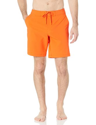 Amazon Essentials Herren Board-Shorts, Orange, XXL