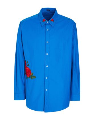 8 by YOOX EMBROIDERED OVERSIZE SHIRT