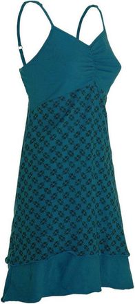 vishes Sommerkleid Damen Babydoll Spaghettitr&auml;ger bedruckt Baumwolle Alternative Mode, Boho, Hippie, Ethno, Festival