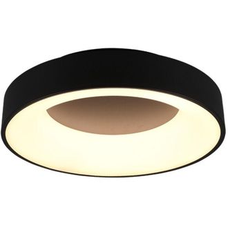 Trio Leuchten Trio Lighting - Plafonnier Led Girona 27w Dimmable Noir &Oslash;45 cm