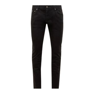 Dolce & Gabbana Homme, Jeans, Noir, Taille: 2XL Jeans slim en coton stretch