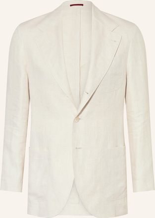 Brunello Cucinelli Brunello Cucinelli Leinensakko Slim Fit weiss