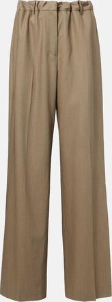 Calvin Klein Pantalon ample Fernanda en laine m&eacute;lang&eacute;e