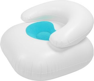 Generic Haofy Tragbares Aufblasbares Sofa, Leichte Aufblasbare Couch aus PVC mit Rückenlehne, Bequemer Herzförmiger Loungesessel für Wohnzimmer und Schlafzimm