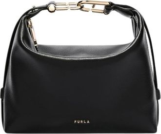 Furla Femme, Sacs, Noir, Taille: ONE Size Tonie Mini Sac Hobo