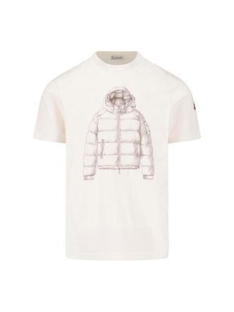 Moncler T-Shirt Logo
