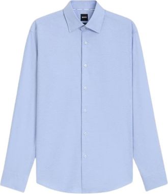 HUGO BOSS Homme, Chemises, Bleu, Taille: XL H-Joe Kent C1-214 Shirt