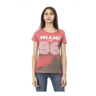 Trussardi Miami Grafik T-Shirt - - Tops - Damen - Mehrfarbig - S