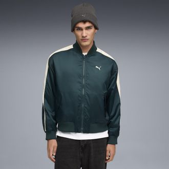 Puma Bomber T7 Unisexe, V&ecirc;tements, Vert, S