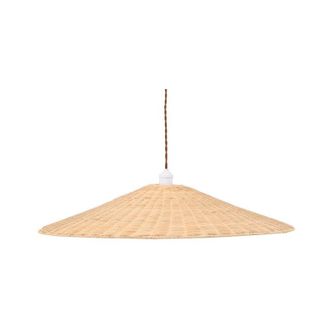 Paris Prix Paris Prix - Lampe Suspension en Rotin Herrestad 80cm Naturel