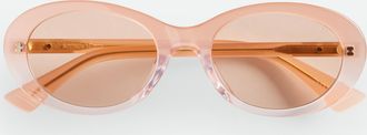 Bottega Veneta Lunettes De Soleil Ovales Classic - Bottega Veneta