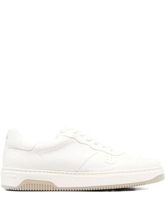 Tagliatore baskets en cuir &agrave; lacets - Blanc