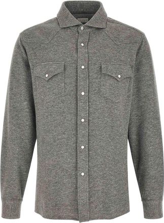 Brunello Cucinelli Hemd - Grau
