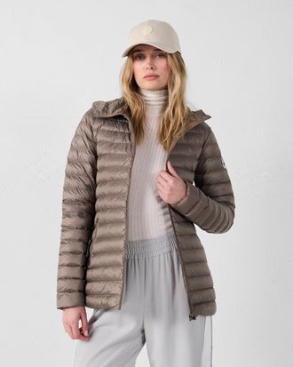 Jott Doudoune mi-longue Taupe Claudie - Taille S