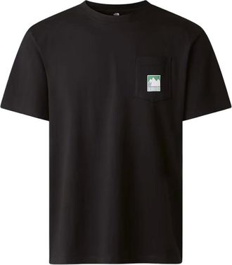 The North Face Homme, Sport, Noir, Taille: 2XL M Mountain Logo RLX SS