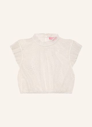 Kr&uuml;ger Kr&uuml;ger Dirndlbluse Eveline Aus Mesh weiss
