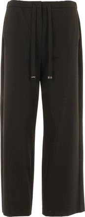 Max Mara Femme, Pantalons, Noir, Taille: 36 FR Argenta Wide Pantalons