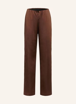 Rich & Royal Satinhose braun