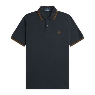 Fred Perry M12 Polo - - Tops - Herren - Blau - XS