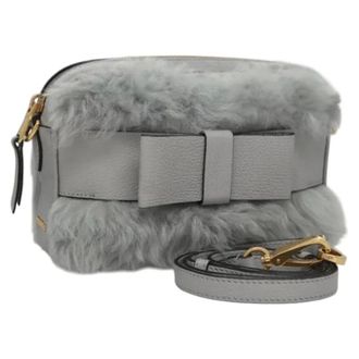 Miu Miu Pre-owned Cuir sacs-ports-paule - Femme - Pre-owned - Gris - Taille: ONE Size