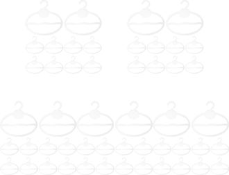 Cabilock 50 St&uuml;ck Schalhalter Runder Haken Schal-aufh&auml;nger Hijab-aufh&auml;nger Aufh&auml;nger Zur Aufbewahrung Von Schals Schal-Organizer Krawattenhalter-Organizer Bind