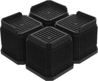 Valiclud 4 St&uuml;ck 4 St&uuml;ck M&ouml;belerh&ouml;hungen 7,1cm Abnehmbare Sofaf&uuml;&szlig;e aus Robustem Kunststoff rutschfeste Beinerh&ouml;hung f&uuml;r Bett Tisch und Stuhl M&ouml;belst&uuml;tzen f&uuml;r U