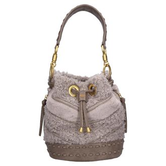 La Carrie Space Sheep Kunstfell Tasche - - Bags - Damen - Grau - ONE SIZE