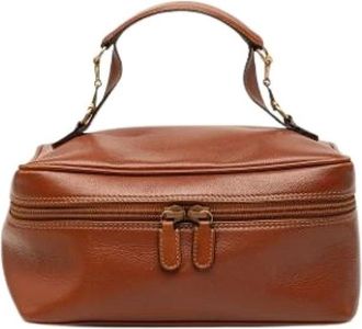 Gucci Sac Vanity Pre-owned - Femme - Pre-owned - Brun - Taille: ONE Size