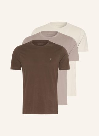 AllSaints Allsaints 3er-Pack T-Shirts Brace Ss grau