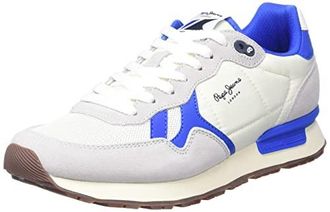 Pepe Jeans London Brit Man Heritage Basket, Factory White, 30 EU