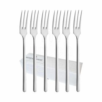 Picard & Wielpütz 6 Stck Steakgabel aus der Serie Ventura 6108 von Picard & Wielpütz einzeln im weissen Faltkarton