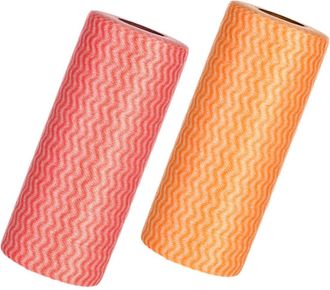 TOPBATHY 2rollen Küchentücher Einweg-geschirrtücher Küchenreinigungstuch Für Haushalt Reinigungswaschlappen Einweg-reinigungstücher