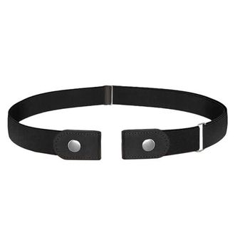 Generic Ceinture &eacute;Lastique Femme - Ceinture &eacute;lastique universelle r&eacute;glable sans boucle pour homme et femme design et confortable en tissu stretch