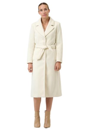 Ricano Rosanna Damen Mantel - Eleganter Kurzmantel mit Reverskragen und Gürtel, Vielseitig in Schwarz, Camel, Grau und Creme, Made in Italy (DE/NL/SE/PL, Alp