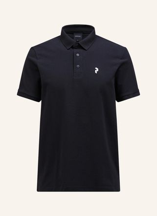Peak Performance M Classic Cotton Polo Poloshirt schwarz