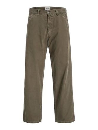 Jack & Jones Worker Pant Jpstalex Ember Pantalon de Travail Sn, Beluga, 34W / 32L Hommes