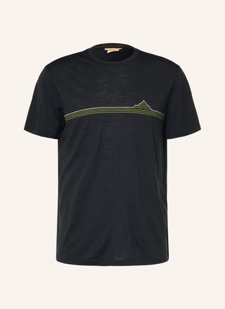 Icebreaker T-Shirt Merino 150 Tech Lite Aus Merinowolle schwarz